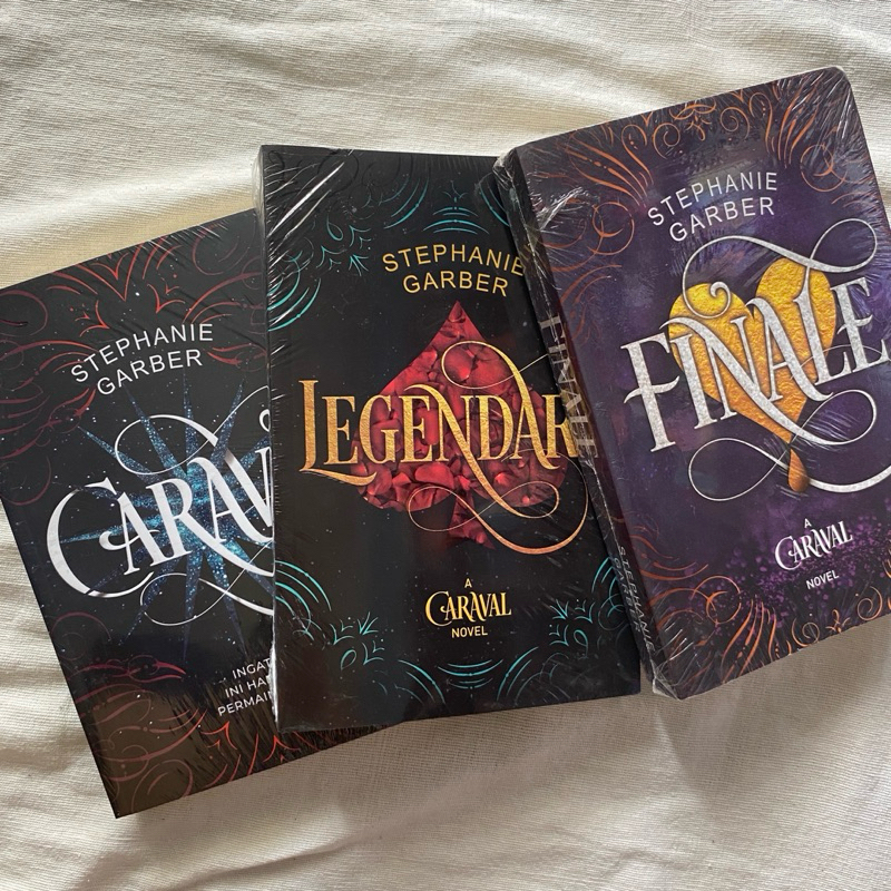 Jual Buku Novel Caraval Set Series Legendary Finale - Stephanie Garber New Sealed ORIGINAL ...
