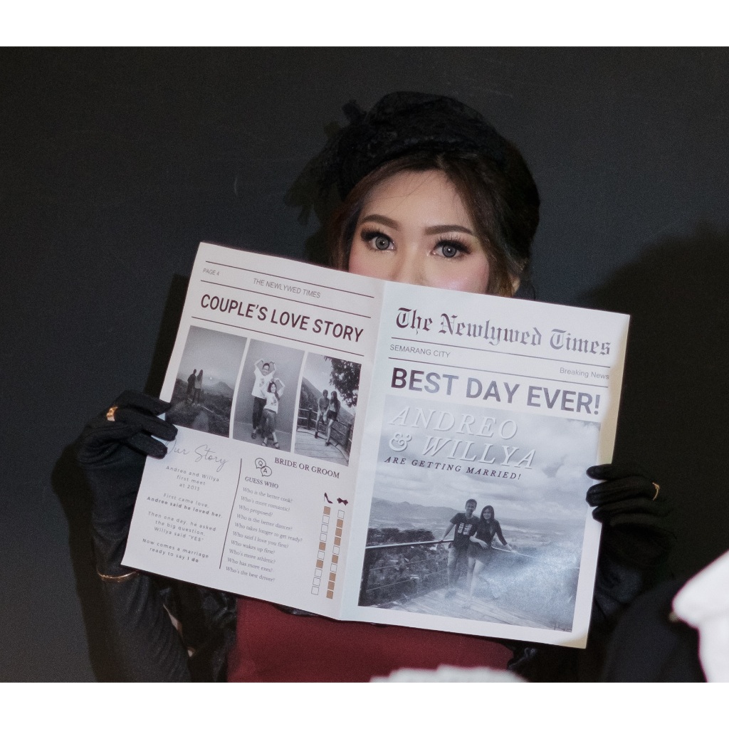 Jual Poster Foto Prewedding / Properti Foto Prewedding / Custom Koran ...