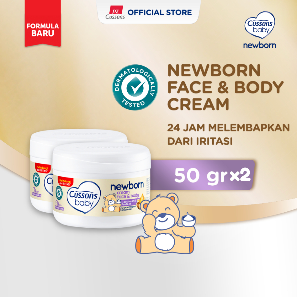 Jual Cussons Baby Newborn Cream 50gr x2 | Shopee Indonesia