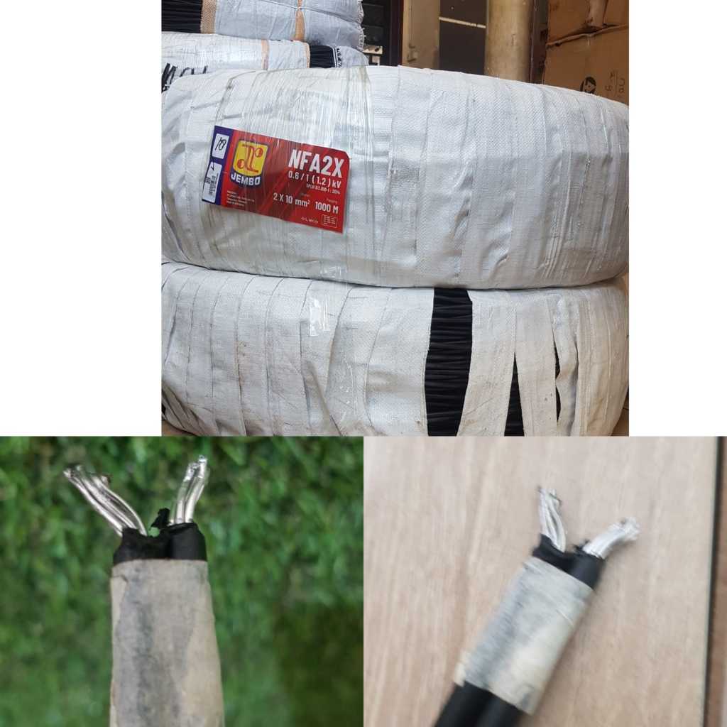 Jual Per 100 Meter Kabel SR 2x10mm / Kabel Twisted / Kabel PLN / Kabel ...