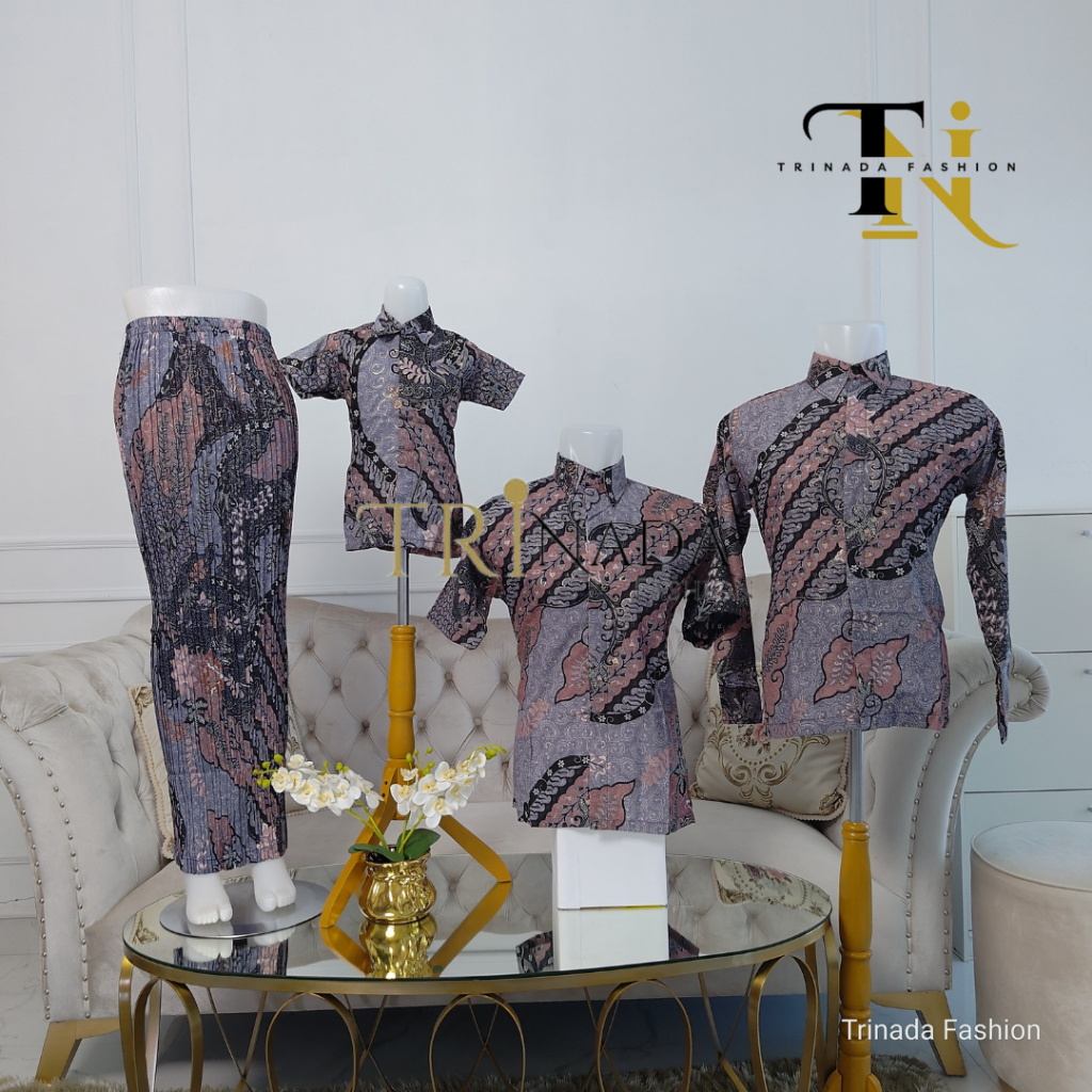 Jual Trinada Fashion (LV): Batik Set Keluarga / Batik Couple/ Batik ...