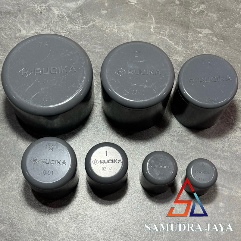 Jual Dop Rucika (D) / Cap Rucika (D) / Sambungan PVC Penutup Sambungan ...