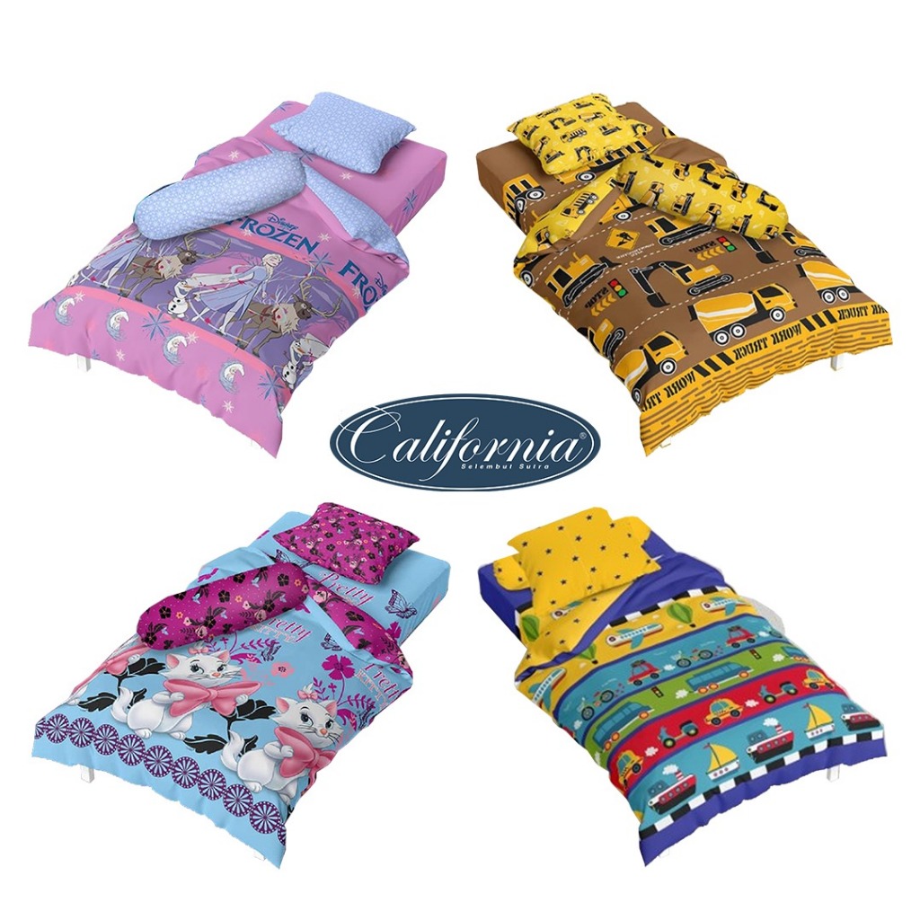 Jual Sprei California Edisi Kids Ukuran 120x200 Tinggi 20 Fitted Single ...