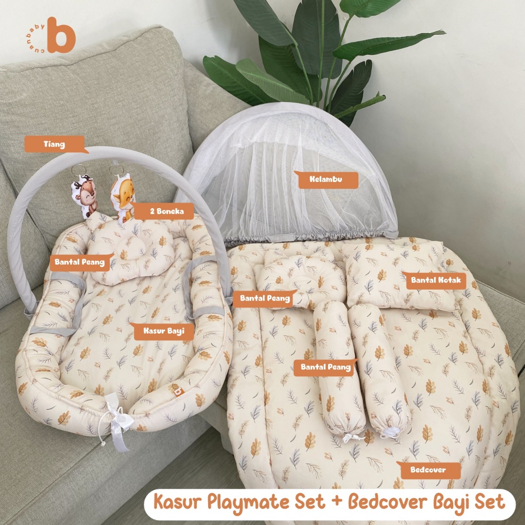 Jual Cuan Baby - Kasur Bayi Playmate & Bedcover Bayi Set Motif JIho ...