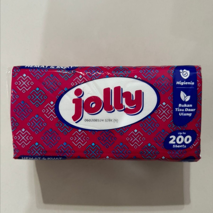 Jual TISSUE JOLLY Facial Tissue 200 Sheet 2 ply Tisu Muka | Shopee ...