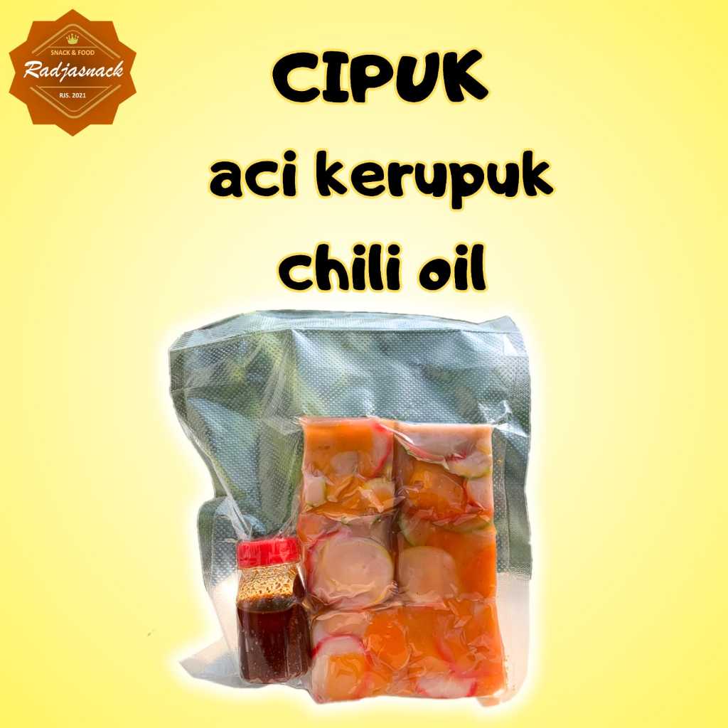 Jual CIPUK ACI KERUPUK 1 PACK RADJASNACK SUPER MURAH | Shopee Indonesia