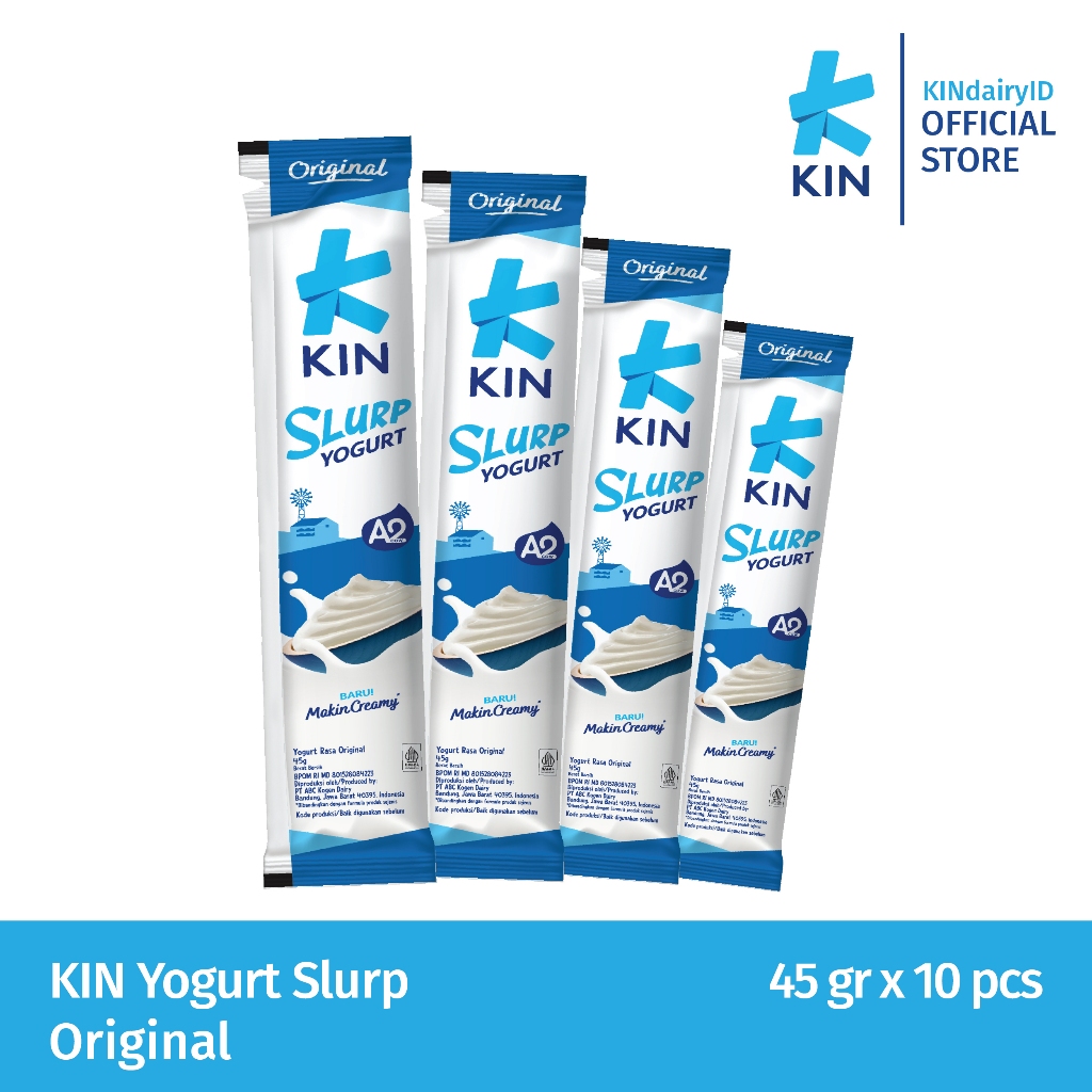 Jual KIN Yogurt Slurp Original 45 g | Shopee Indonesia
