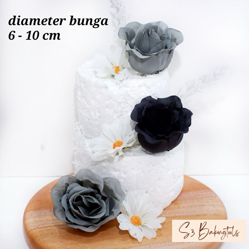 Jual Cake Topper hiasan kue Artificial monochrome set | Shopee Indonesia