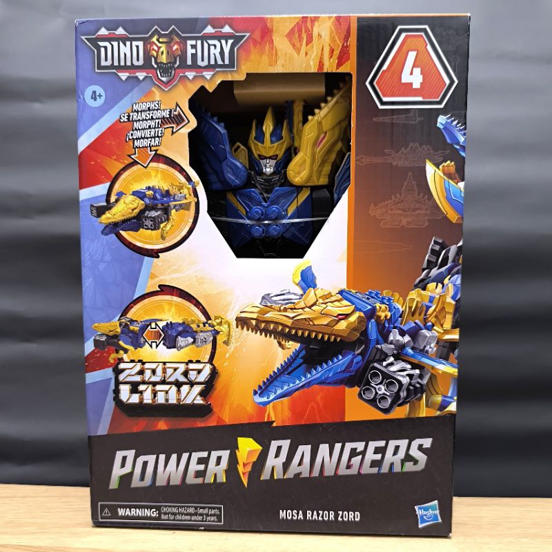 Jual Power Rangers Dino Fury Megazord Zord Link Mosa Razor Zord ...