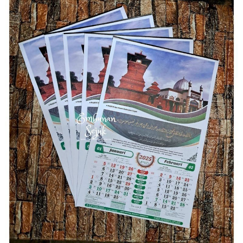 Jual KALENDER KERJA 2025 ( 32x48cm) KALENDER DINDING TEMPEL KALENDER ...