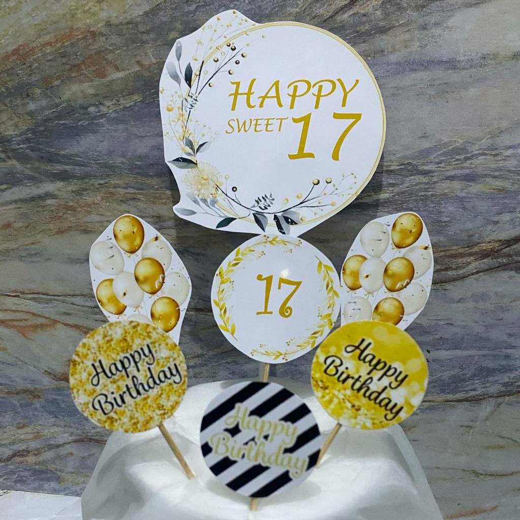 Jual Topper Sweet 17 / Topper Sweet Seventeen | Shopee Indonesia