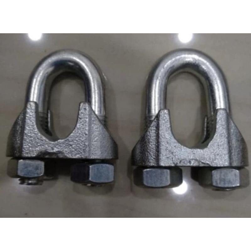 Jual klem kabel seling besi 16mili / clamp cable iron / kuku macan 16mm ...