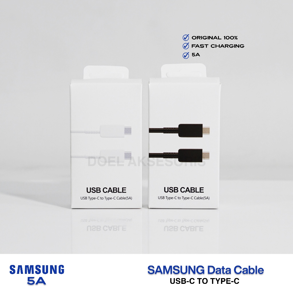 Jual [ GARANSI 1 TAHUN ] KABEL DATA SAMSUNG TYPE C TO C SUPER FAST ...