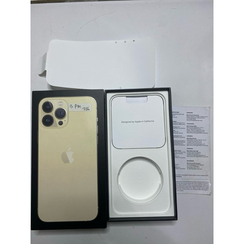 Jual (DUSNYA AJA) IPHONE 13 PROMAX 256 GOLD IBOX | Shopee Indonesia