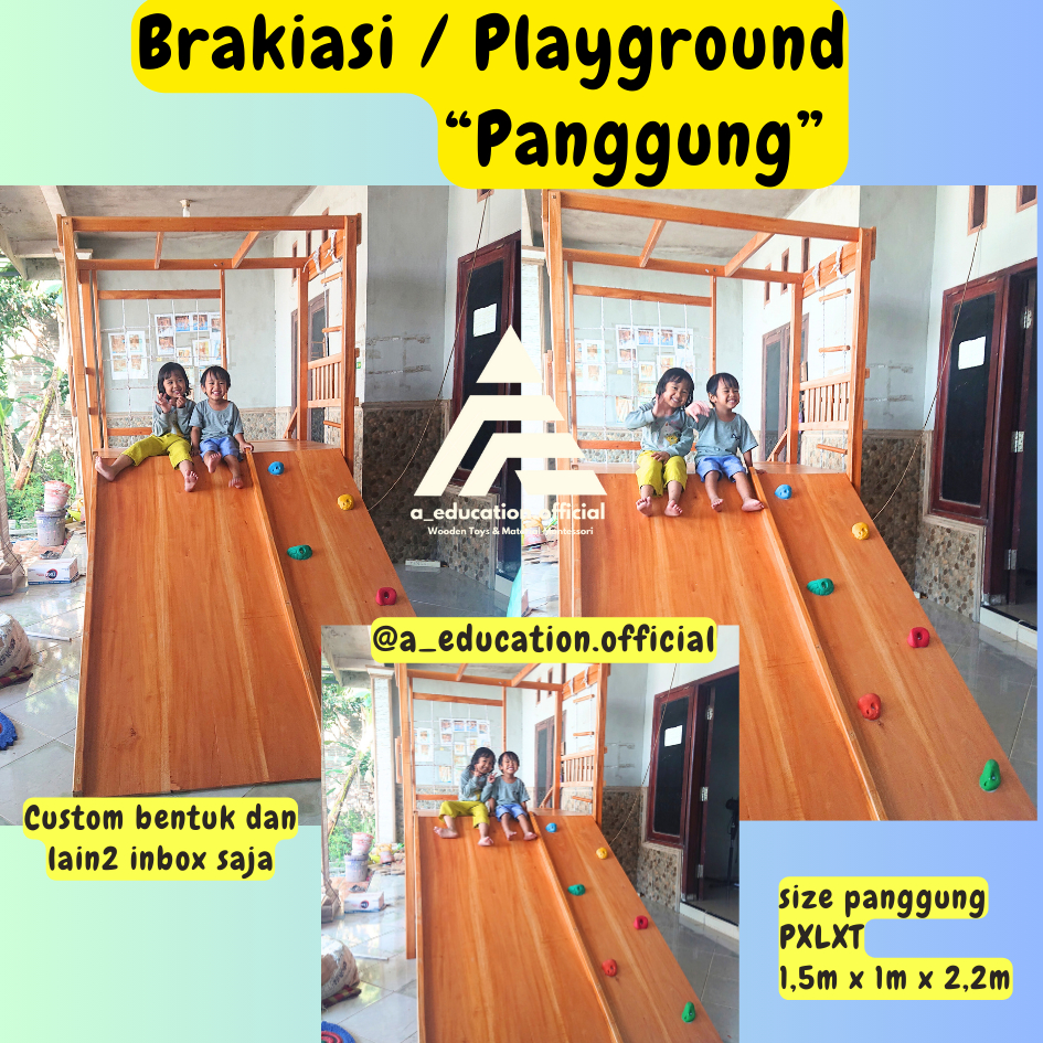 Jual Brakiasi mainan playground panggung type 2 mainan anak anak ...
