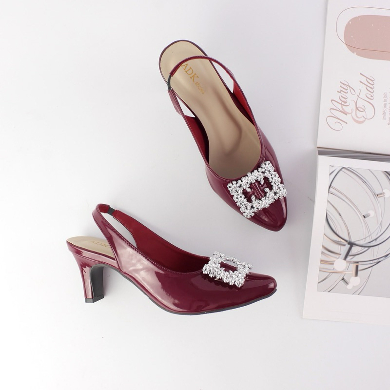 Jual Adk shoes heels premium JELITA 5 cm empuk 37 sd 41 | Shopee Indonesia