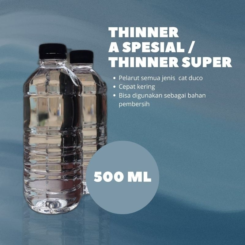 Jual Thinner A Special Repack Botol 500ml - Thinner Super | Shopee Indonesia