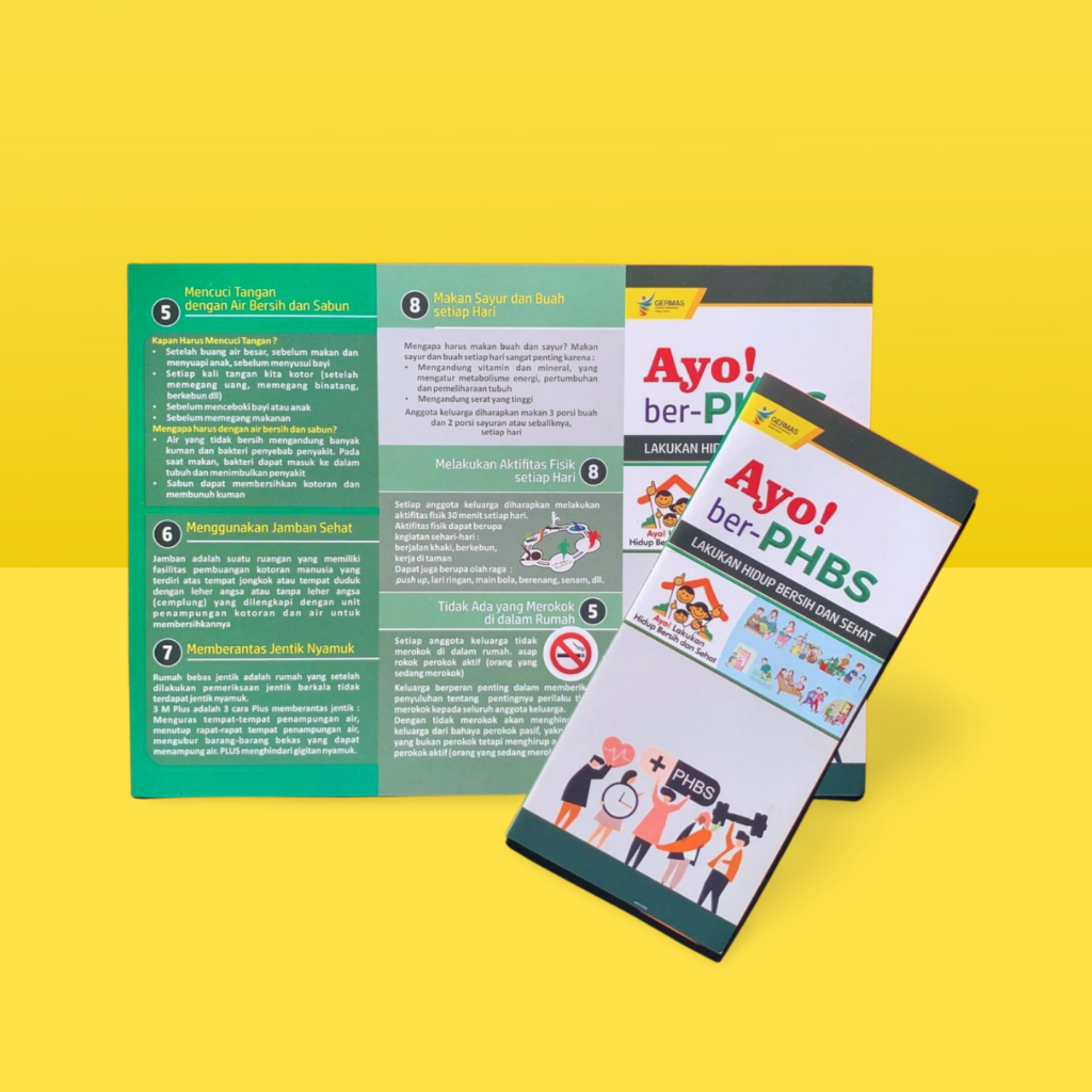 Jual Brosur Kesehatan | Leaflet Ayo Ber PHBS | Media Edukasi Hidup ...