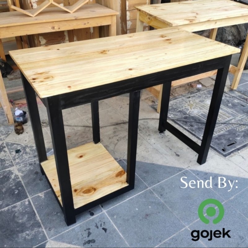 Jual Meja Komputer Minimalis Kotak CPU Full Kayu Jati Belanda | Shopee ...