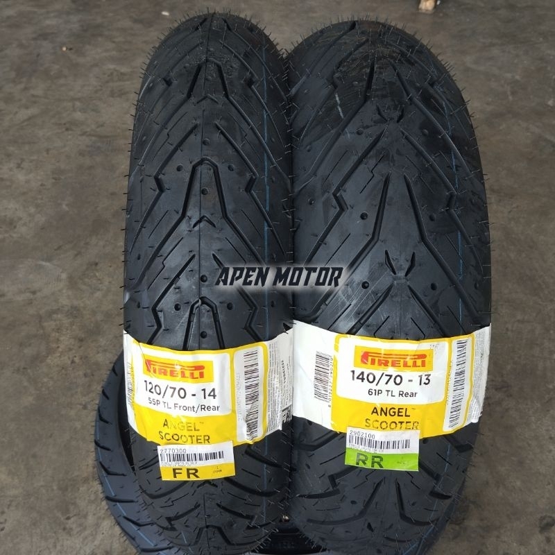 Jual 1 Set Ban Pcx 160 Pirelli Angel Scooter Uk 120/70-14 & 140/70-13 ...