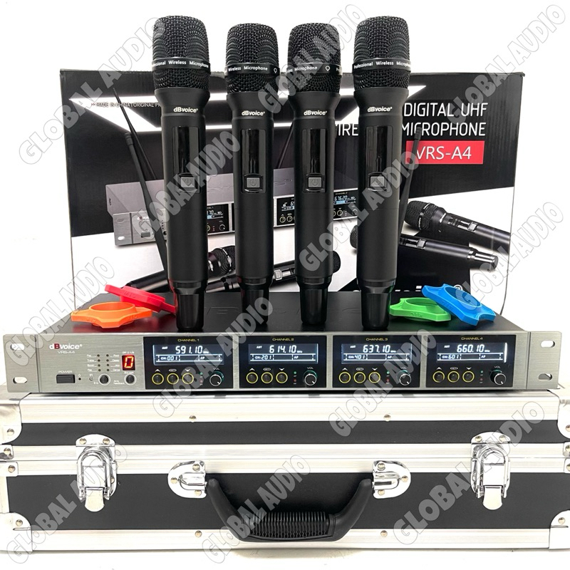 Jual Mic Wireless DB Voice VRS A4 Free Koper Original 4bh Microphone ...
