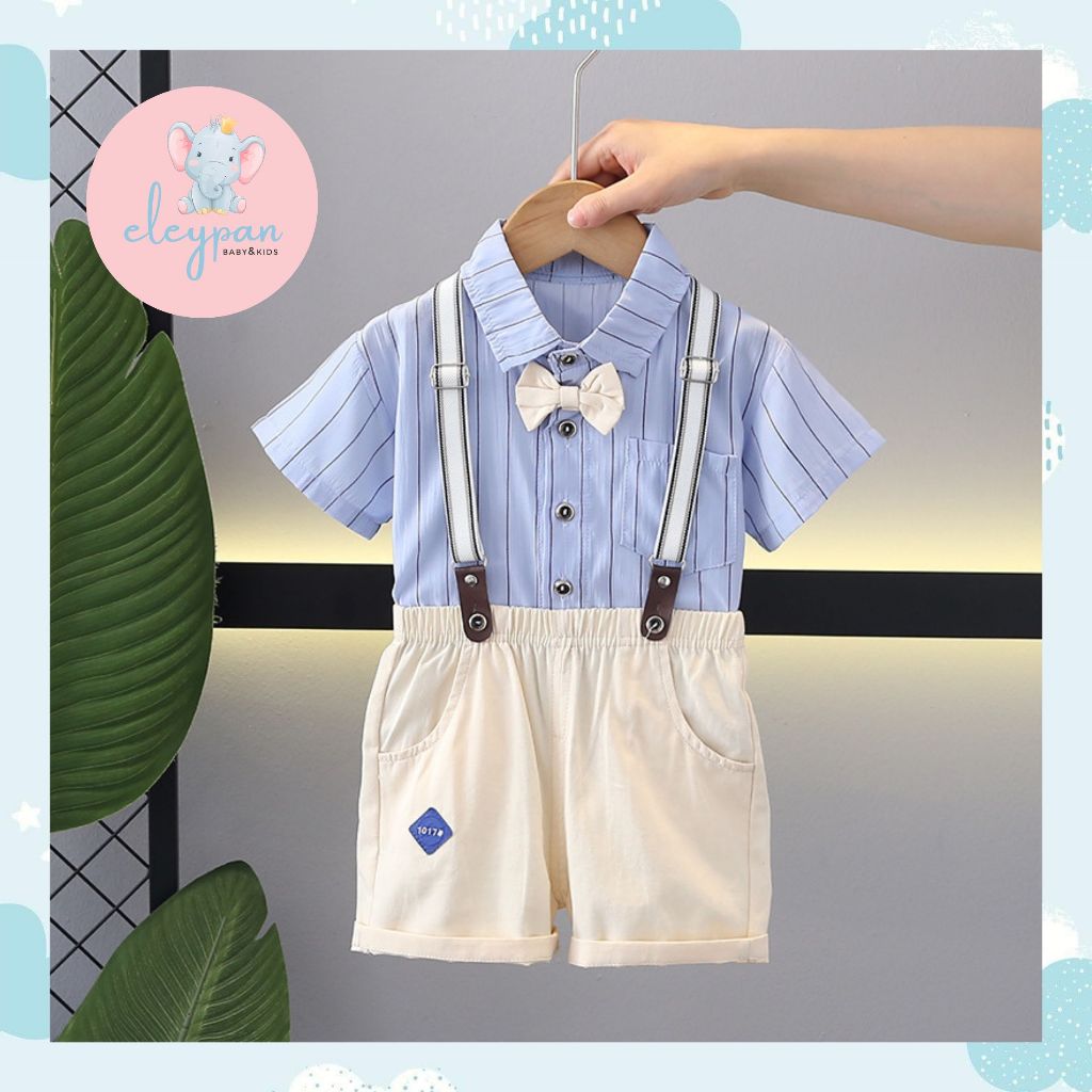 Jual Setelan Kemeja Celana Suspender Anak Laki Laki One Set Baju Pesta ...