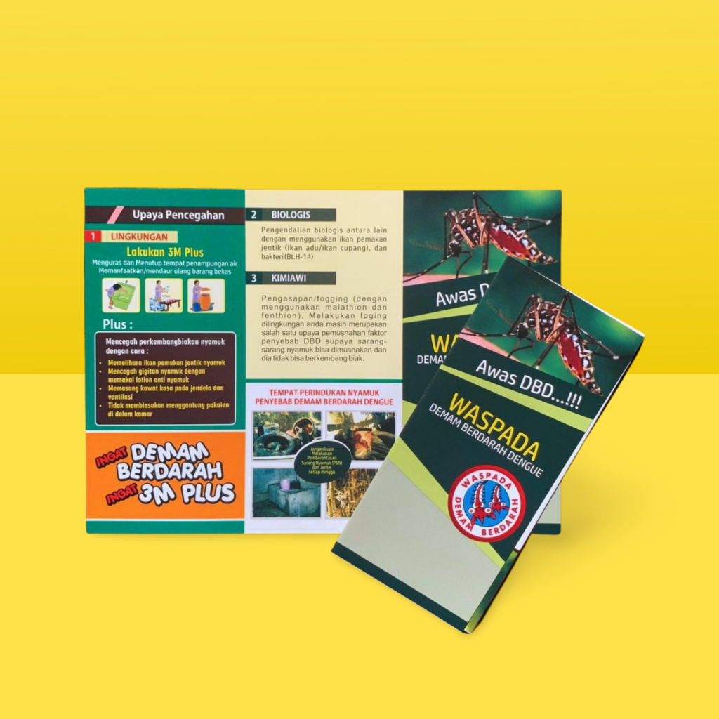 Jual Brosur Kesehatan | Leaflet Waspada Demam Berdarah Dengue|Penyakit ...