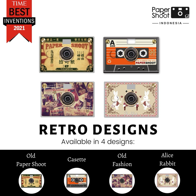 Jual Retro Designs Series - Paper Shoot Camera | Shopee Indonesia