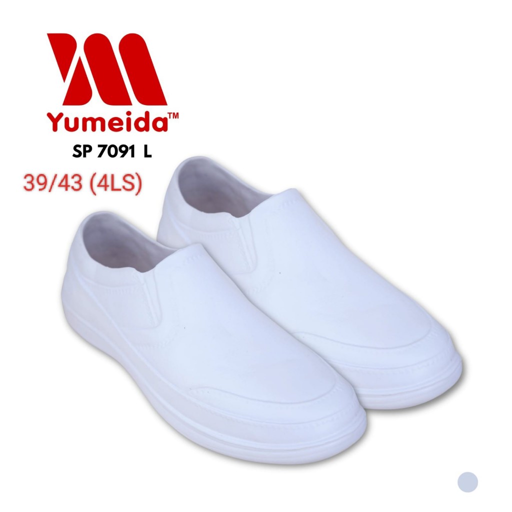 Jual Sepatu Karet Slip On APD Putih Non Medis Yumeida 7091 Murah | Shopee Indonesia