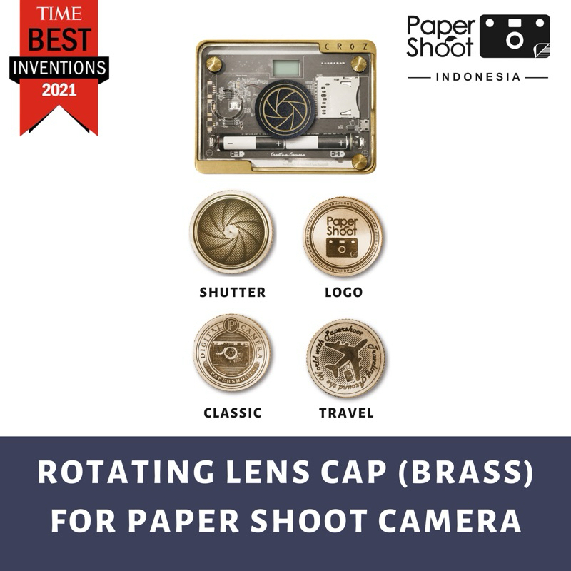 Jual Rotating Lens Cap (Brass) for Paper Shoot Camera | Shopee Indonesia