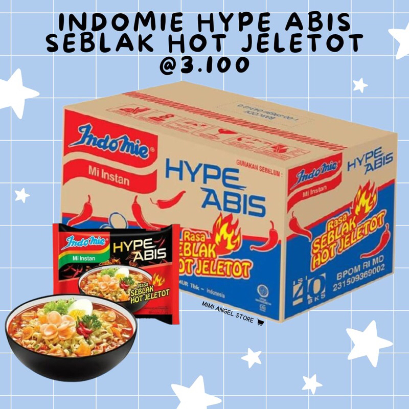 Jual Indomie Hype Abis rasa Seblak Hot Jeletot - Harga Per Pcs | Shopee ...