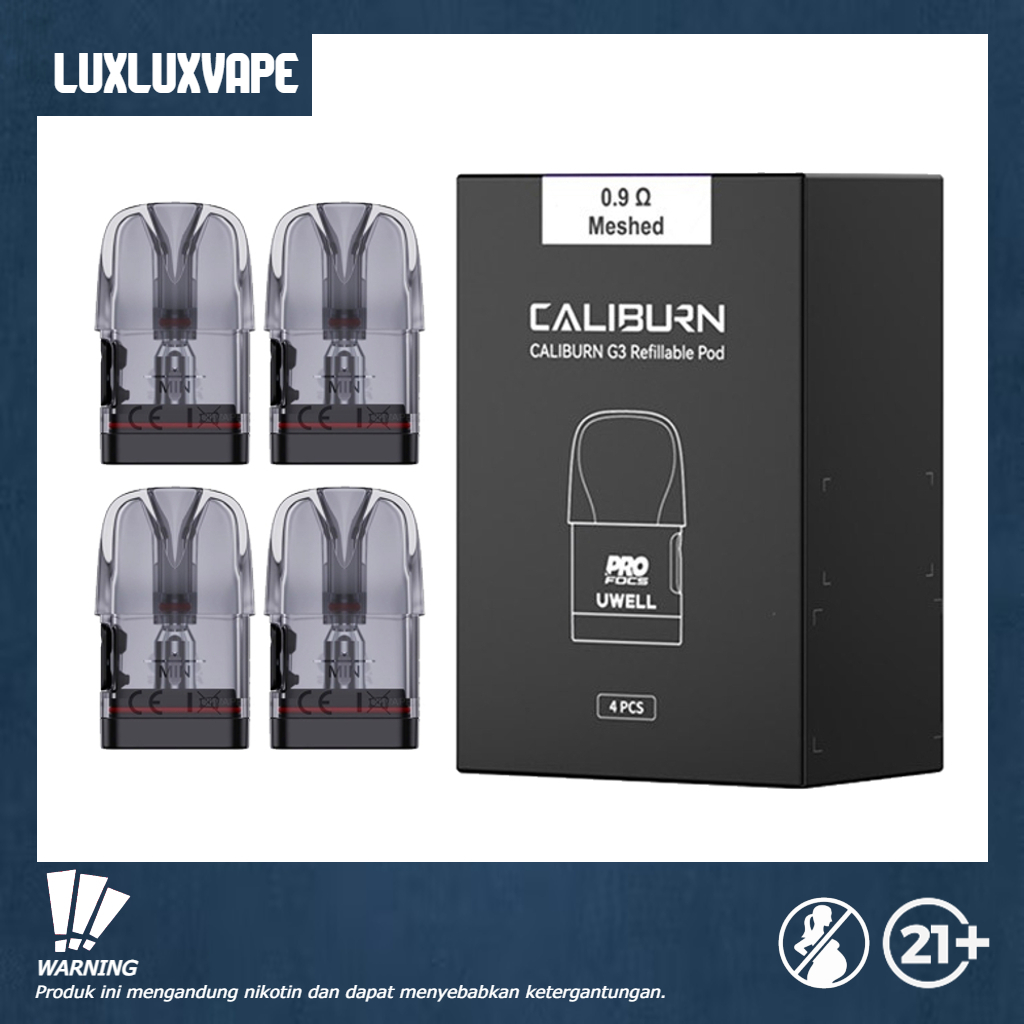 Jual CARTRIDGE CALIBURN G3 POD AUTHENTIC by UWELL | Shopee Indonesia