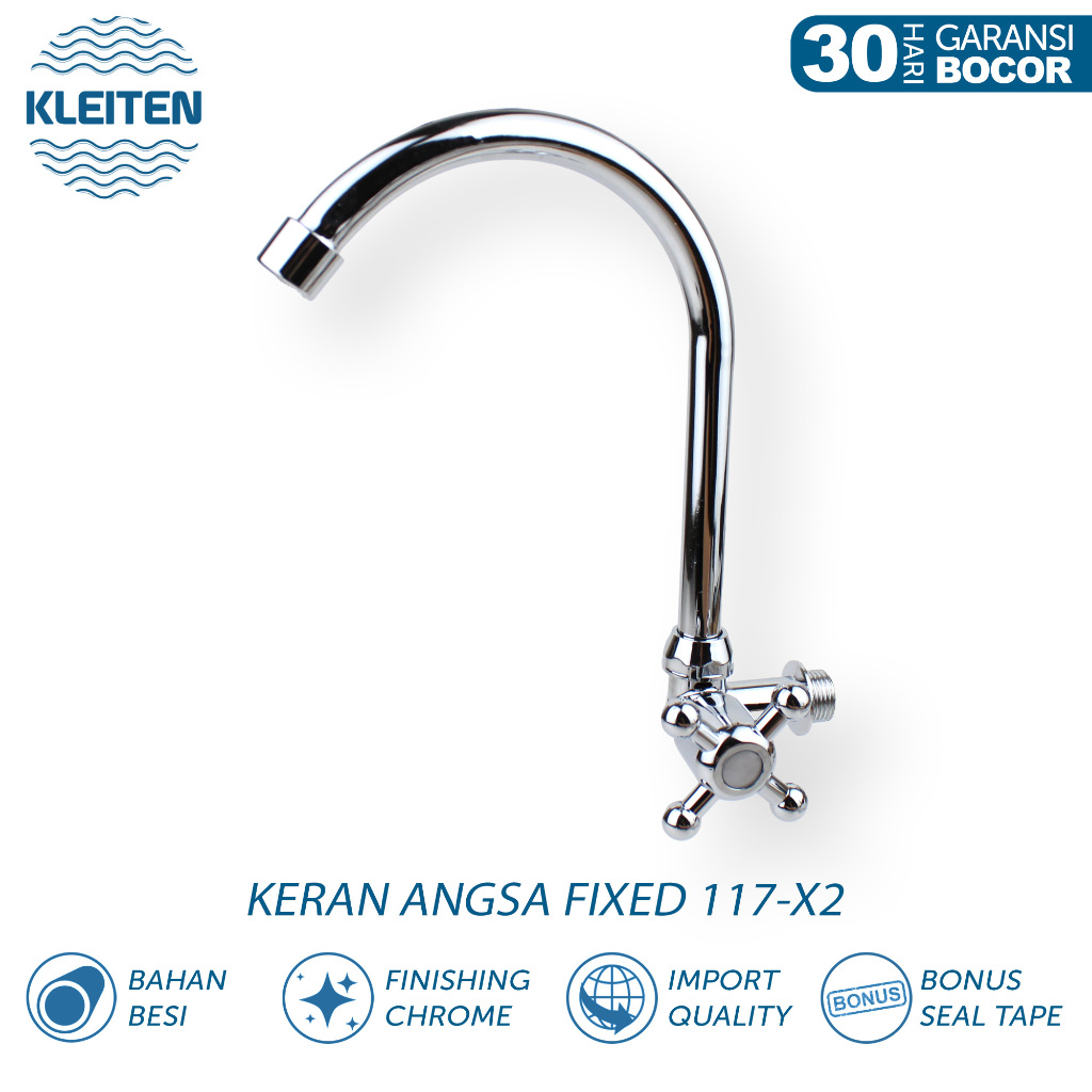 Jual KLEITEN 117X2 Kran Angsa Murah - Keran Angsa - Keran Dapur Cuci ...