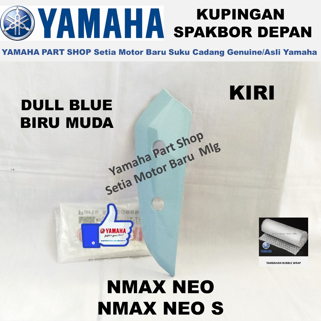 Jual Kupingan Spakbor Depan Biru Muda Glossy Dull Blue Kiri All New ...