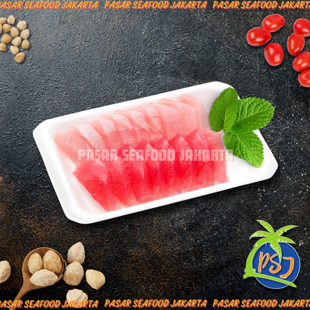 Jual Tuna sashimi premium | Tuna sashimi grade A siap makan / Tuna ...