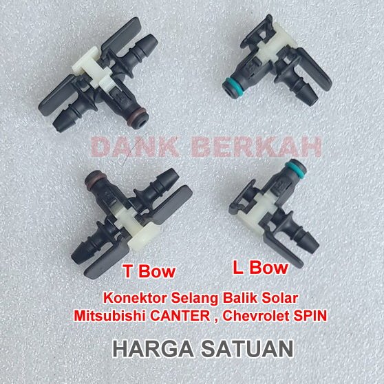 Jual T L Bow Selang Balik Solar Connector Pipe T L Leak Return CANTER ...