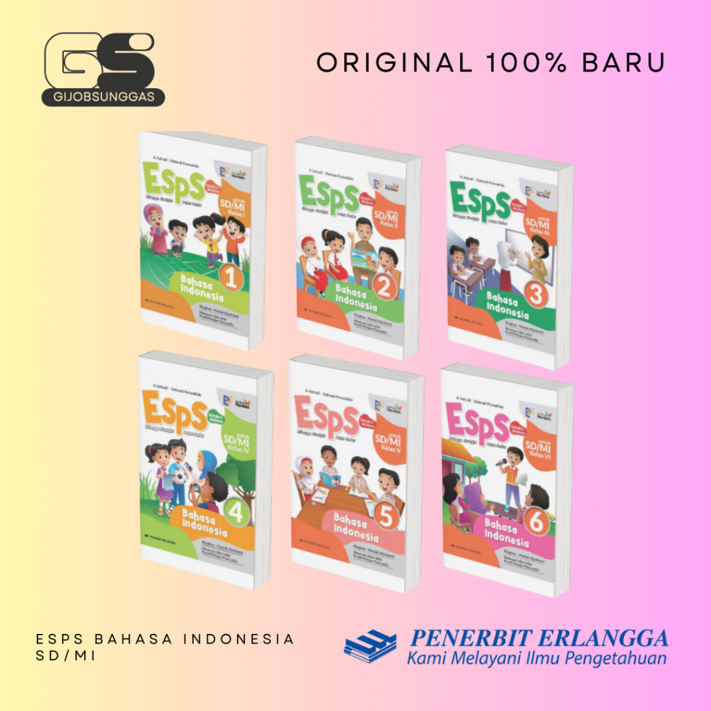 Jual Esps Bahasa Indonesia SD Kelas 1 2 3 4 5 6 dengan Revisi Terbaru Kurikulum Merdeka ...
