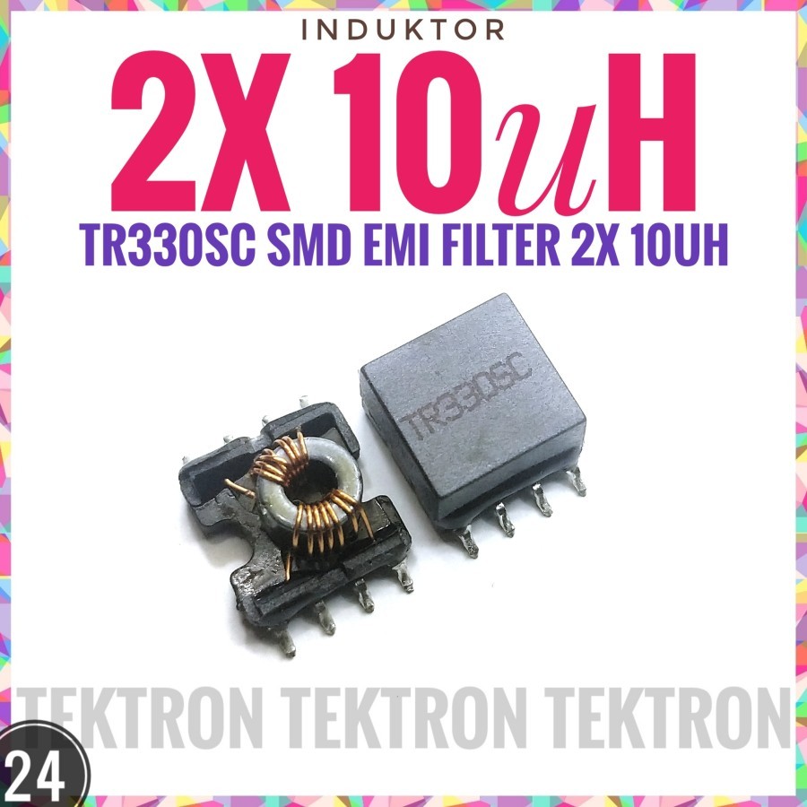 Jual Induktor 10uH x2 TR330SC TR330 EMI FILTER TRAFO TRANSFORMER TOROID ...