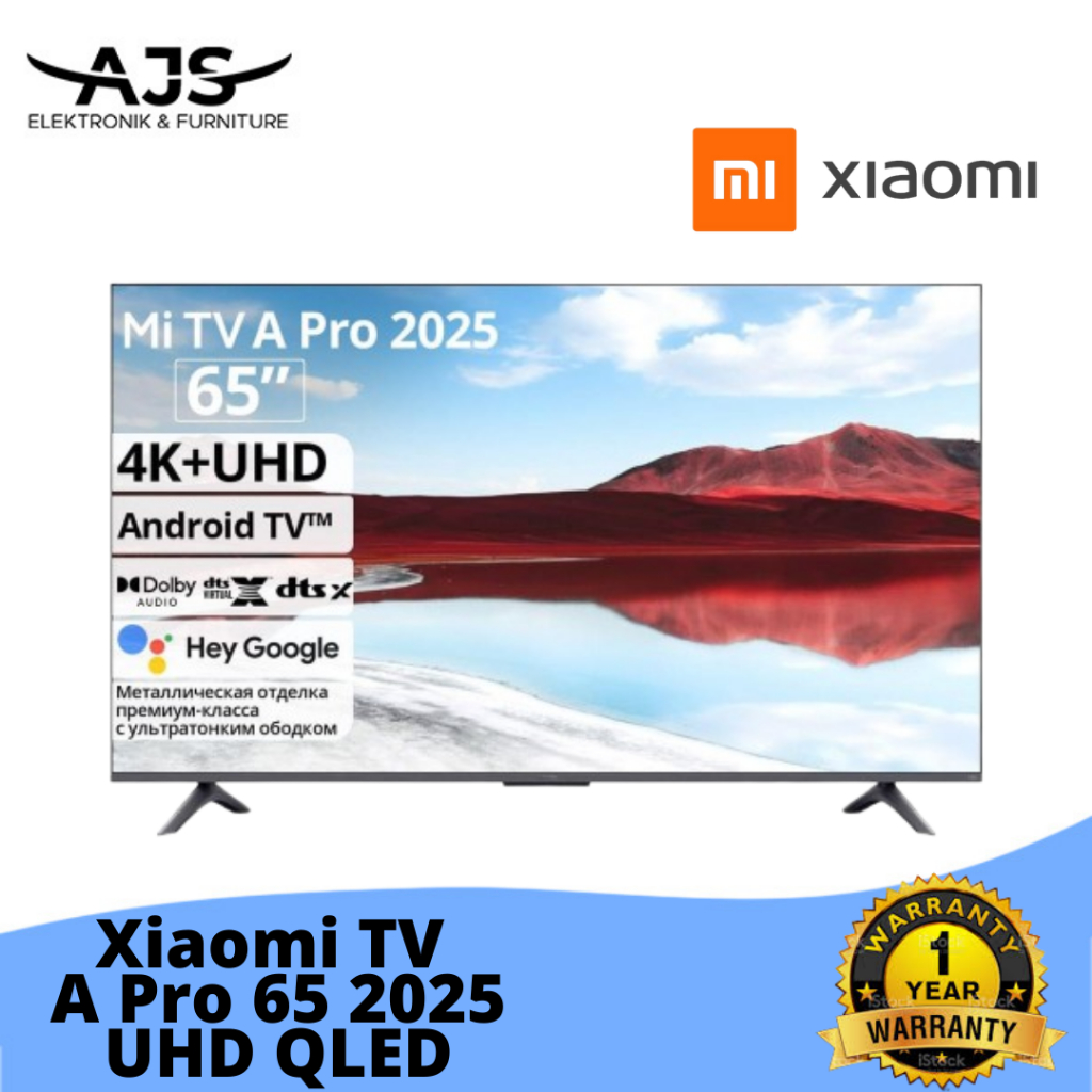 Jual Xiaomi Mi TV 65" Inch A Pro 2025 4K QLED Google TV Dolby Smart ...