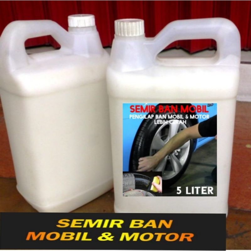 Jual SEMIR BAN 5 LITER PENGKILAP BAN MOBIL DAN MOTOR | Shopee Indonesia