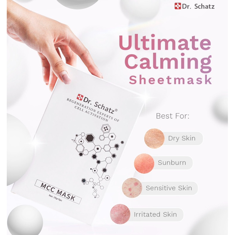 Jual [PROMO!] 1 BOX Dr Schatz MCC Masker Polypeptide Phyto Cell Stem Apple Cell Anti Aging ...