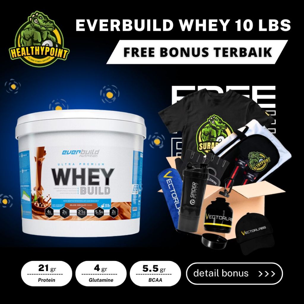 Jual Everbuild Whey Build 10Lbs Ultra Premium Whey Protein | Shopee ...