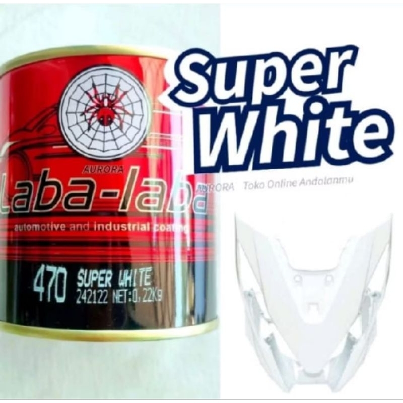 Jual Cat Laba-laba Super White 470 Putih Mengkilap/Putih Glossy ...