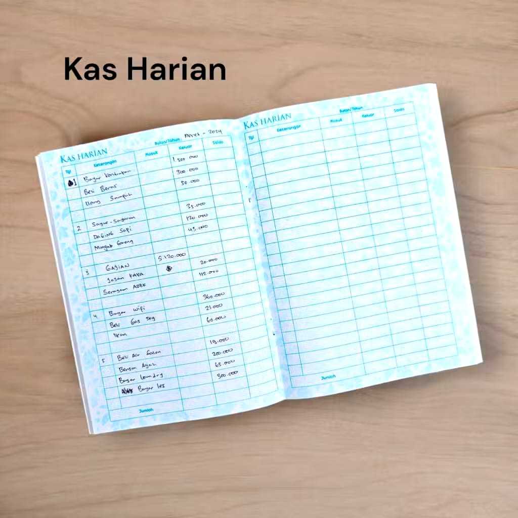 Jual BUKU KAS HARIAN / BUKU FINANCIAL PLANNER / BUKU MONTHLY PLANNER ...