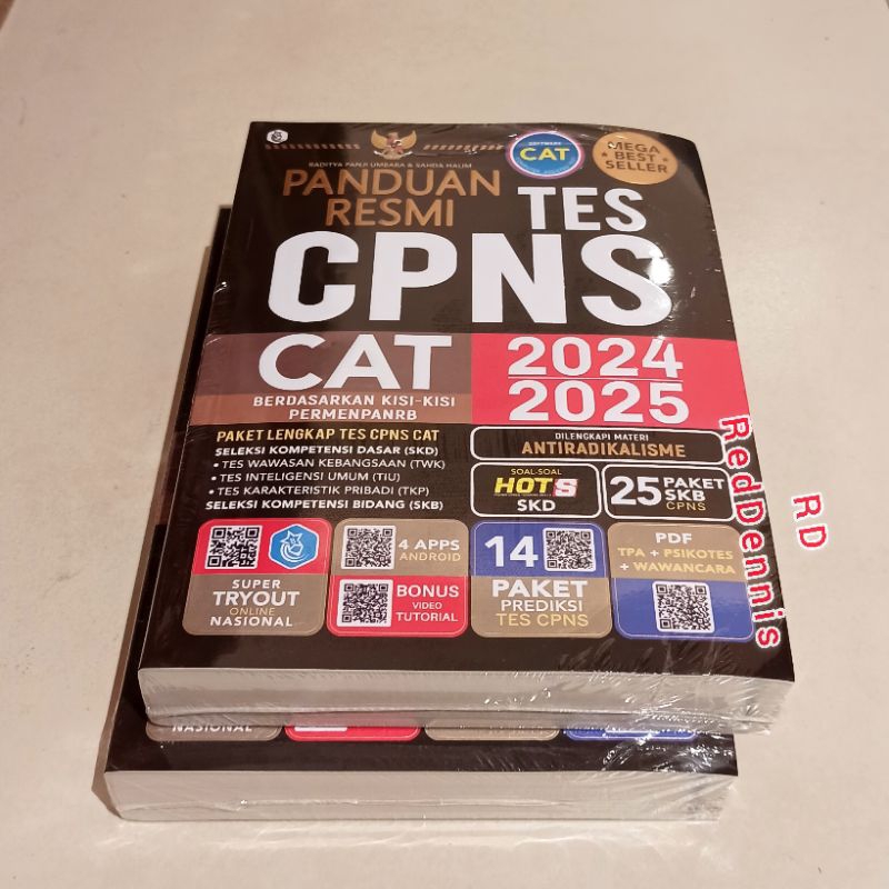 Jual Panduan Resmi Tes Cpns Cat 2024 2025 Raditya Panji Umbara