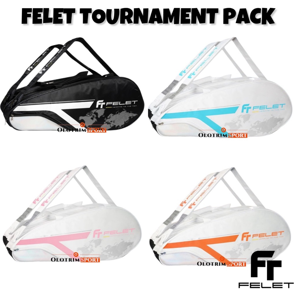 Jual Tas Badminton FELET TOURNAMENT PACK 507 24 Jinjing Ransel Backpack ...
