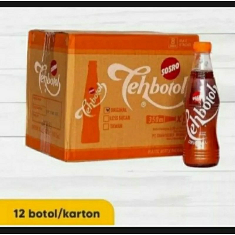 Jual Teh Botol Sosro 350ml isi 12 botol | Shopee Indonesia