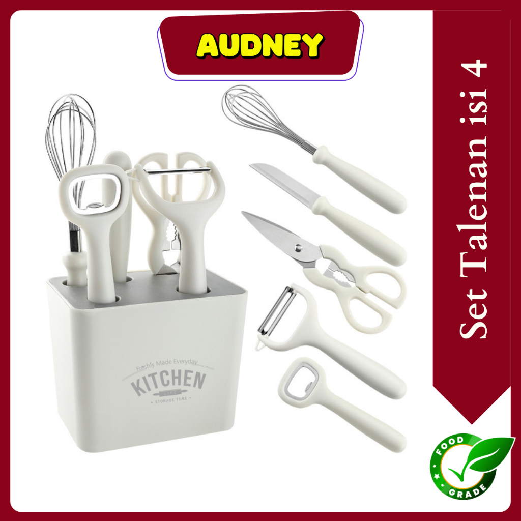 Jual Alat Dapur Set 6in1 Kitchen Gadget / Tools Pisau Peeler Gunting ...