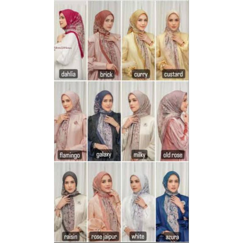 Jual Buttonscarves ederra new lengkap box holiday champ de fleur scarf ...