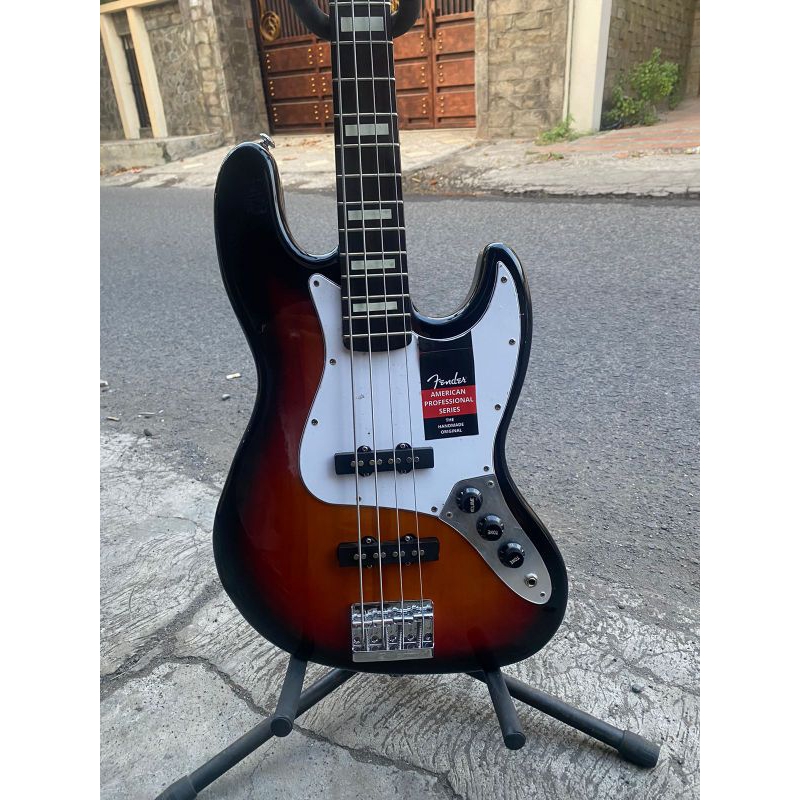 Jual Bass Fender Jazz Sunbrust custom | Shopee Indonesia